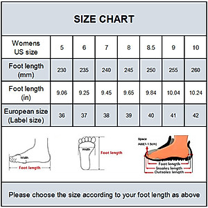 LEADER SHOW Women's Casual Flats Non-Slip Sneakers Elderly Safety Comfortable Walking Shoes (8.5, Grey)