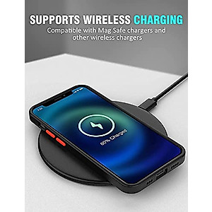 SUBESKING for iPhone 14 Pro Max Butterfly Case,Translucent Matte Soft TPU Bumper Case Cute Animal Print Pattern Design Women Girls Teen, Hard PC Back Clear Protective Phone Cover 6.7 Inch Black