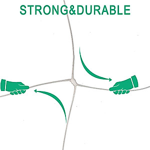 Heavy Duty Trellis Netting Roll - 47''x328' Plastic Plant Trellis Net for Climbing Plants