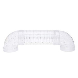 Hamster Tube Hamster Tubes Hamster Tunnels Transparent Curved Pipe Small Animals Pet Cage DIY Tunnel Excercise Toy for Mouse Gerbil Chinchilla Squirrel