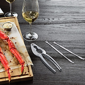 Maine Man Seafood Picks, Stainless Steel, Set of 6