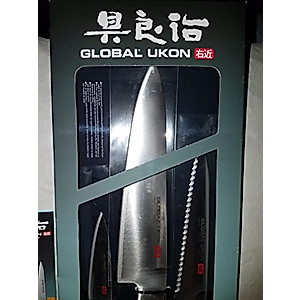 Global Ukon 3 Piece Knife Set GU 3001