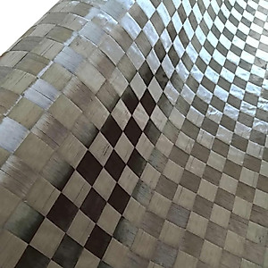 GatherTOOL 12K 80gsm 20mm*20mm Stretch Plain Big Plaid Real Carbon Fiber Cloth Carbon Fabric 12"/30cm Or 20" 50cm Width * 100cm Length (Color : 80g, Size : 100cm x 50cm a Slice)