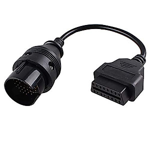 OBDII OBD2 38 Pin to 16 Pin Diagnostic Adapter Connector Cable for Mercedes Benz