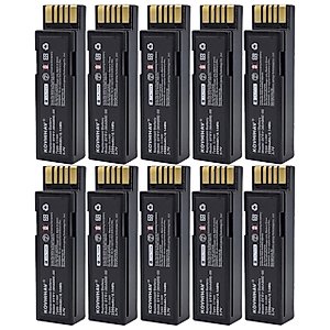 9-Pack Upgrade 3600 Series Barcode Scanner Battery for DS3600 Series LI3600 Series LS3600 Series