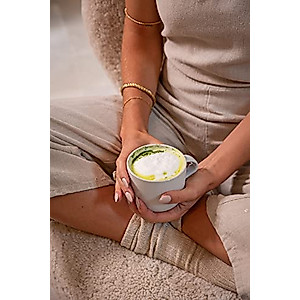 KROMA. Ceremonial Grade Matcha Latte, Green Tea Collagen Powder, Gluten Free Detox Tea, Coffee Substitute, Energy with Maca, Natural Caffeine, L-theanine, Mushrooms, Turmeric