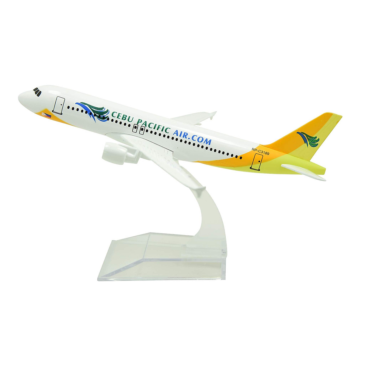 TANG DYNASTY(TM) 1:400 16cm Air Bus A320 Cebu Pacific Airline Metal Airplane Model Plane Toy Plane Model