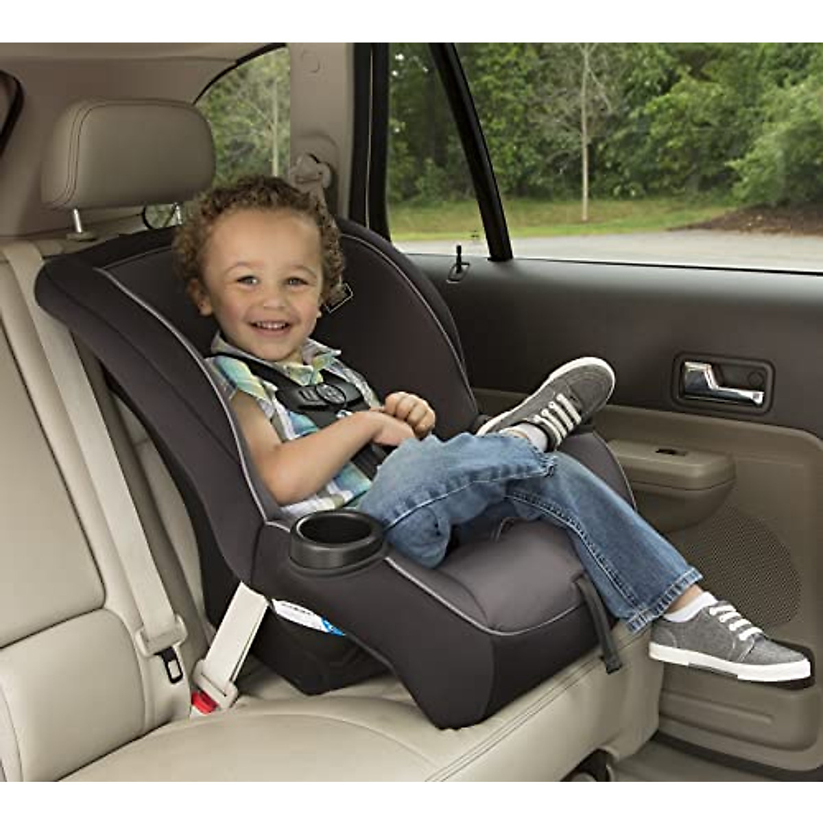 Cosco Onlook 2-in-1 Convertible Car Seat, Rear-Facing 5-40 pounds and Forward-Facing 22-40 pounds and up to 43 inches, Black Arrows