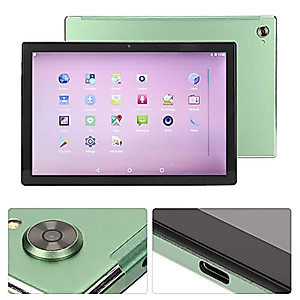 Qinlorgo 10 Inch Tablet, Support 4G Network Front 5MP Rear 8MP US Plug 100-240V 6GB 256GB Night Reading Mode 4G Calling Tablet for 11 (US Plug)