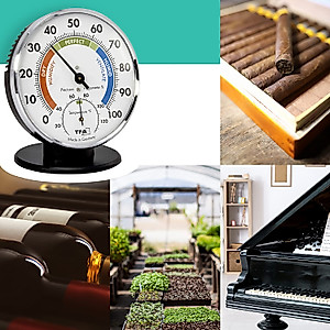 La Crosse Technology 45.2033 Tablestand Thermo-Hygrometer, Silver