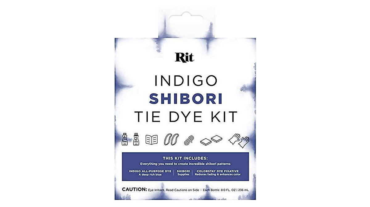 Rit Indigo Shibori Tie Dye Kit - Easy Indigo Dyeing & Patterns