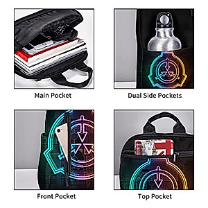 Reaesdenos S-C-P Laptop Backpack Travel Backpack School Backpack Large Backpack for Teen Boys and Girls