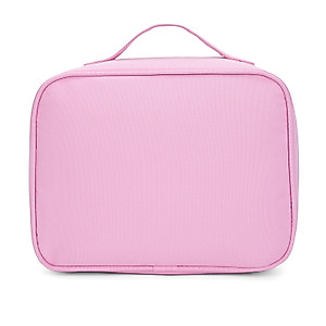 HawLander Insulated Kids Lunch Box Bag for Boys and Girls, Standard Size for School, Pink