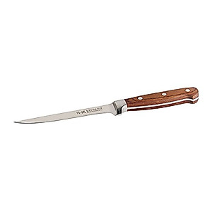 LedgeON 6" Professional Boning Knife - Pro Series - High Carbon Stainless Steel Blade - Wood Handle