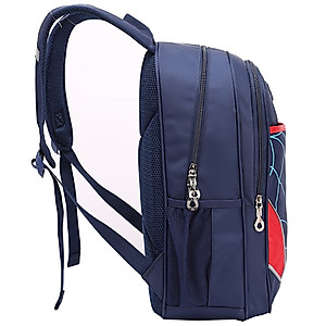 Kids Waterproof Backpack for Elementary or Middle School Boys and Girls (Royalblue with Reflector)