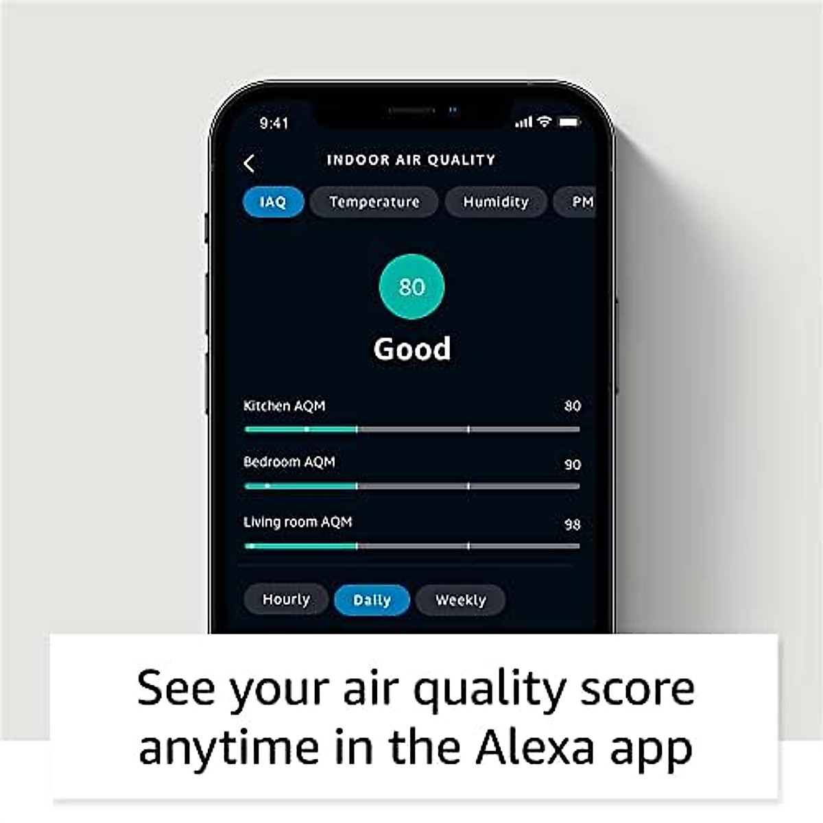 Amazon Smart Air Quality Monitor with Echo Pop