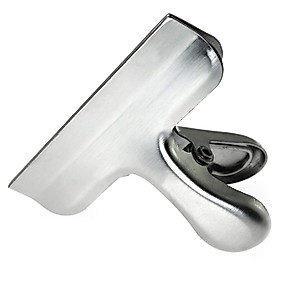 Ruiling 5pcs 3 inch Wide Opening Heavy Duty Stainless Steel Chip Bag Clips for Air Tight Seal Grip on Coffee & Food Bags, Kitchen Home Office