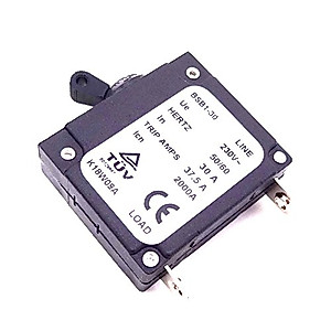 TC-Motor BSB1-30 in 230V Generator Circuit Breaker 37.5A Trip Amps 2000A 50-60 Hertz 30A