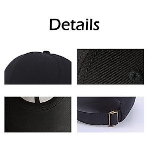 RPROT Effective 99.99% Anti Radiation Cap EMF Protection Hat Shielding WiFi 5G Hat Black, 51-61cm/21-24in (Black)