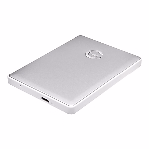 G-Technology 2TB G-DRIVE Mobile USB-C (USB 3.1) Portable External Hard Drive, Silver - 0G10339