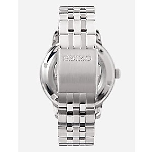 SEIKO Men's Analog Automatic Watch with Stainless Steel Strap SRPH89K1, Green