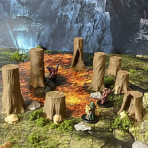 Extruded Gaming Chestnut Trees Set 2