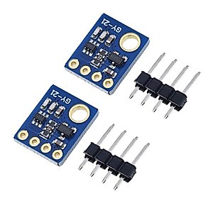 HiLetgo 2pcs Si7021 GY-21 Industrial High Precision Humidity Sensor I2C IIC Interface for Arduino Low Power CMOS IC Module