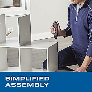 Dremel 4V Cordless Screwdriver Kit with 6 Power Settings and Smart Stop Technology, Includes 7 Screwdriver Bits, 1 Bit Extender, USB Cable and Power Adapter, HSES-01