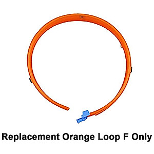 Replacement Parts for Hot Wheels Corkscrew Crash Track Set - FTB65 ~ Die-cast Car Racking Set ~ Replacement Orange Loop F