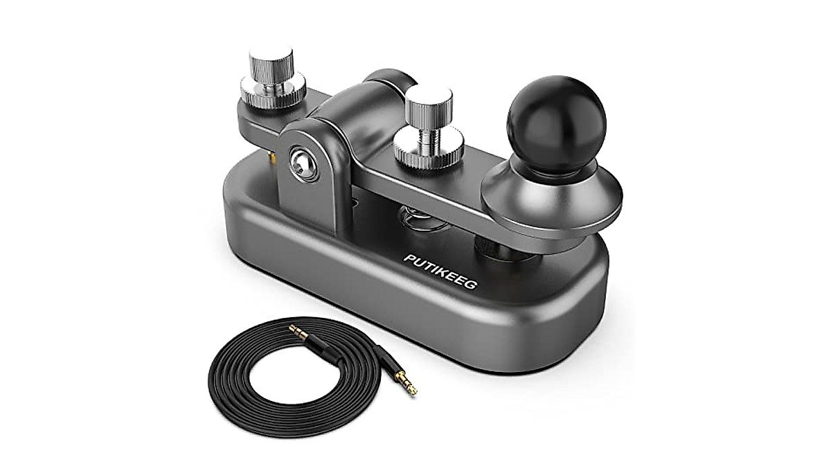 PUTIKEEG Mini Morse Code Key - Precision CW for Ham Radio