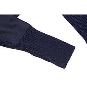 Flanders Fields British Commando Sweater - Military Wool Sweaters Woolly Pully Crew Neck Navy Blue