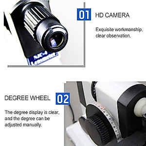 Colilove Manual Lensmeter Optical Lensometer Focimeter Optometry Machine Lens Tester for Glasses Measuring, Focimeter Lens Metter AC DC Power, AC/DC 110V