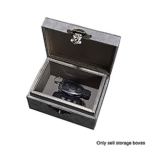 Faraday Box Car Key Signal Blocker Box, Keyless Entry RFID Blocking Car Key Safe Protector RFID Anti-Theft Signal Blocking Cages Car Key Fob Protector RFID Signal Blocking Pouch Cage Signal Blocker
