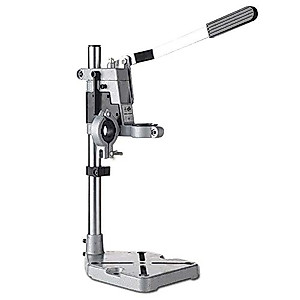 Portable Bench Drill Press Holder Grinder Bracket Stand Clamp Adjustable Angle Double Hole Electric Drill Bracket Bench Drill Stand Clamp for Workbench Repair Fix Kits USA Stock