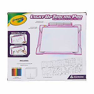 Crayola Light Up Tracing Pad Pink, Gifts & Toys for Girls and Boys, Age 6, 7, 8, 9 [Amazon Exclusive]
