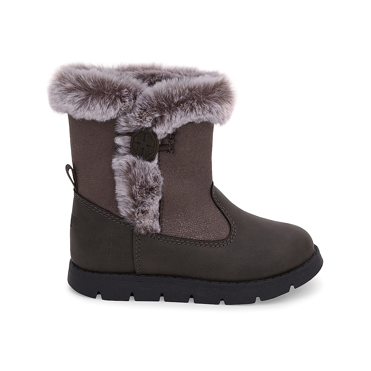 OshKosh B'Gosh Girls Siberian Fashion Boot, Grey, 11 Little Kid
