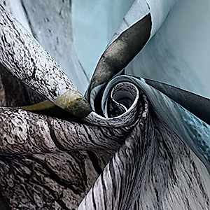 Cnayuep Shower Curtain, Farmhouse Shower Curtains for Bathroom, Rustic Shower Curtain Set Shower Curtains, Teal Floral Bathroom Shower Curtain Sets, Waterproof Bathroom Curtain Bathroom Decor 72"X72"