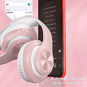 GIFZES Wireless Bluetooth Headphones, P68 Bluetooth 5.0 Foldable Rechargeable Wireless Headset HiFi Sound Headphones for Travel, Online Class, Home Office Blue