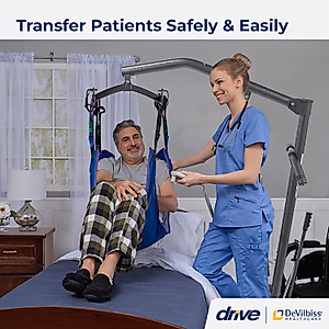 Drive Medical 13023SV Handicap Hydraulic Lift, Silver Vein 5 Inch (Pack of 1)