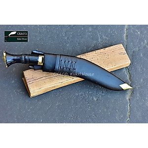 GK&CO. Kukri House Official Issued - Genuine Kukri/Khukuri - 13-inches Blade Service No.1 Highly Polished Knife - Handmade in Nepal…..