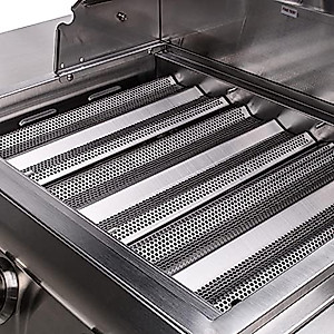 Outdoor Kitchen 3 Burner Built In Propane Gas Grill (Head Only) - 25 Inch Drop In Three Burner Backyard Grill Station Liquid Propane LP By Blaze Grills