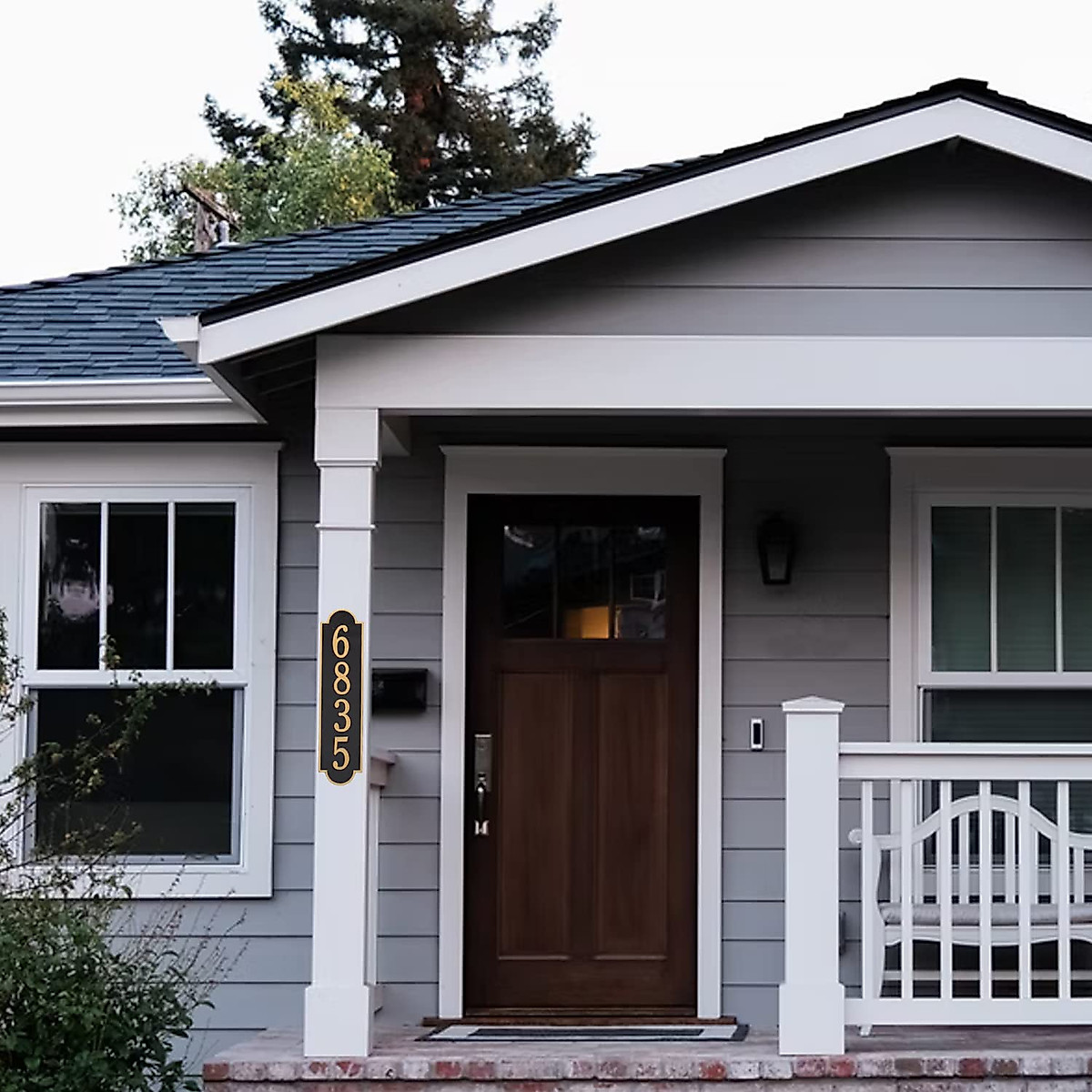 Custom Metal Address Plaque,Number Signs For House Wall Plaque, Street Name Address Sign,Modern House Numbers,Address Plaque Sign for House,Apartment,Office,Mailbox