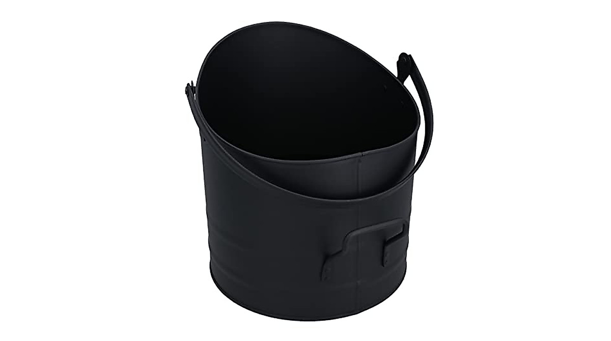 AB Tools Nesting Round Coal Buckets for Fireplaces