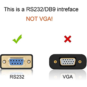 CableCreation USB to RS232 Adapter with PL2303 Chipset, 6.6ft USB 2.0 Male to RS232 Female DB9 Serial Converter Cable for Cashier Register, Modem, Scanner, Digital Cameras, CNC,Black