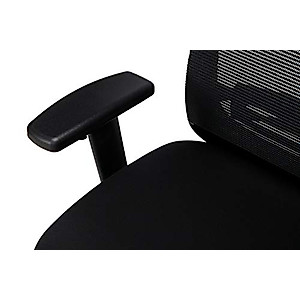 HON Convergence Mesh Back Task Chair with Height-Adjustable Arms, in Black