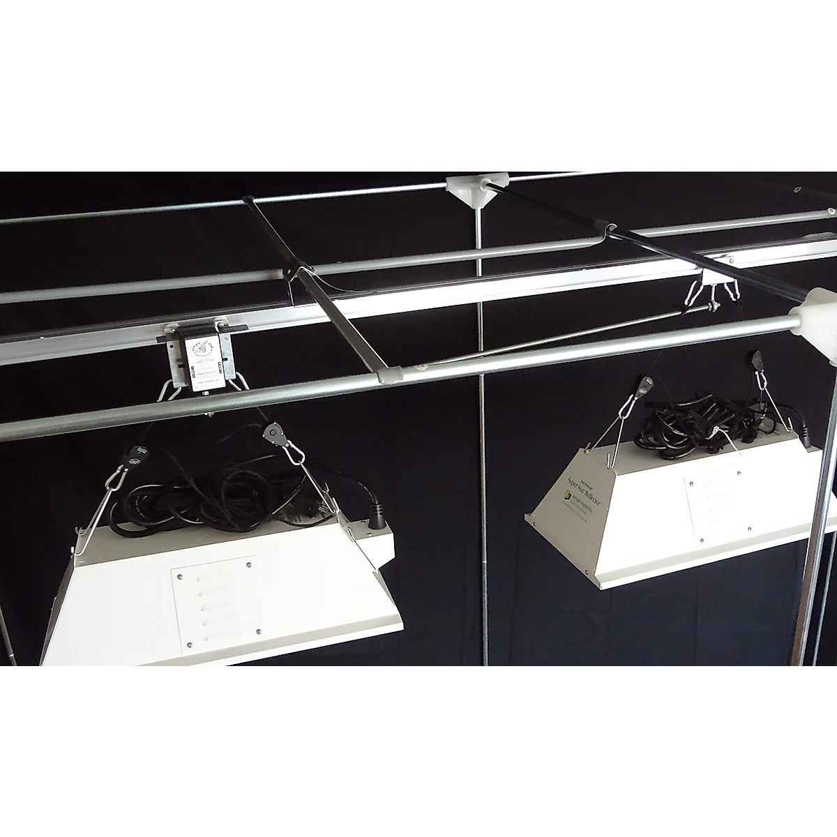 Light Rail 4.20 AdjustaDrive Kit Robotic Grow Light Mover for 2 Lights, Genuine Solidly Made in The USA