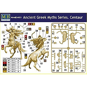 Masterbox Plastic Model Ancient Greek Myths Series Centaur Fantasy 1/24 Master Box 24023