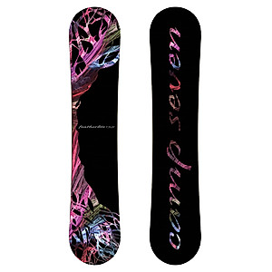 Camp Seven Featherlite Women's Snowboard Package + Siren Mystic Bindings 138 cm