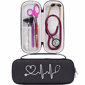 Erihop Nurse Bag, Nurse Backpack, Nurse Accessories for Work, Nursing School Essentials, Black