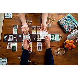 Keymaster Games Caper Europe | Strategic Two-Player Board Game | A Head-to-Head Card Drafting Game of Planning The Perfect Heist in Four Unique International Cities | Ages 10+